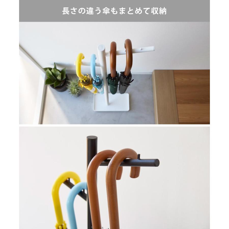 タワー ハンギング傘立て 山崎実業 ホワイト 4516 ブラック 4517 yamazaki tower 傘 アンブレラスタンド 収納 傘立て スリム 省スペース : tower-4516-7 ...