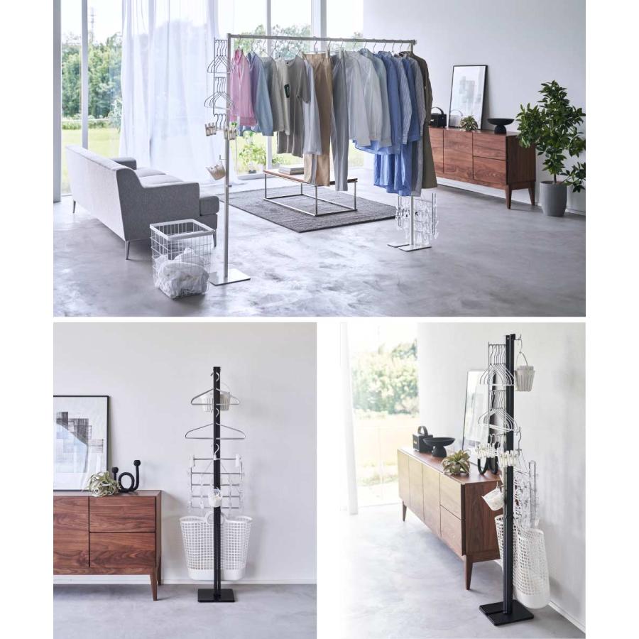 タワー 折り畳み室内物干し 山崎実業 ホワイト 6619 ブラック 6620 yamazaki tower 選べる特典付き 室内干し 部屋干し 物干しスタンド 物干しハンガー 組立式 ...