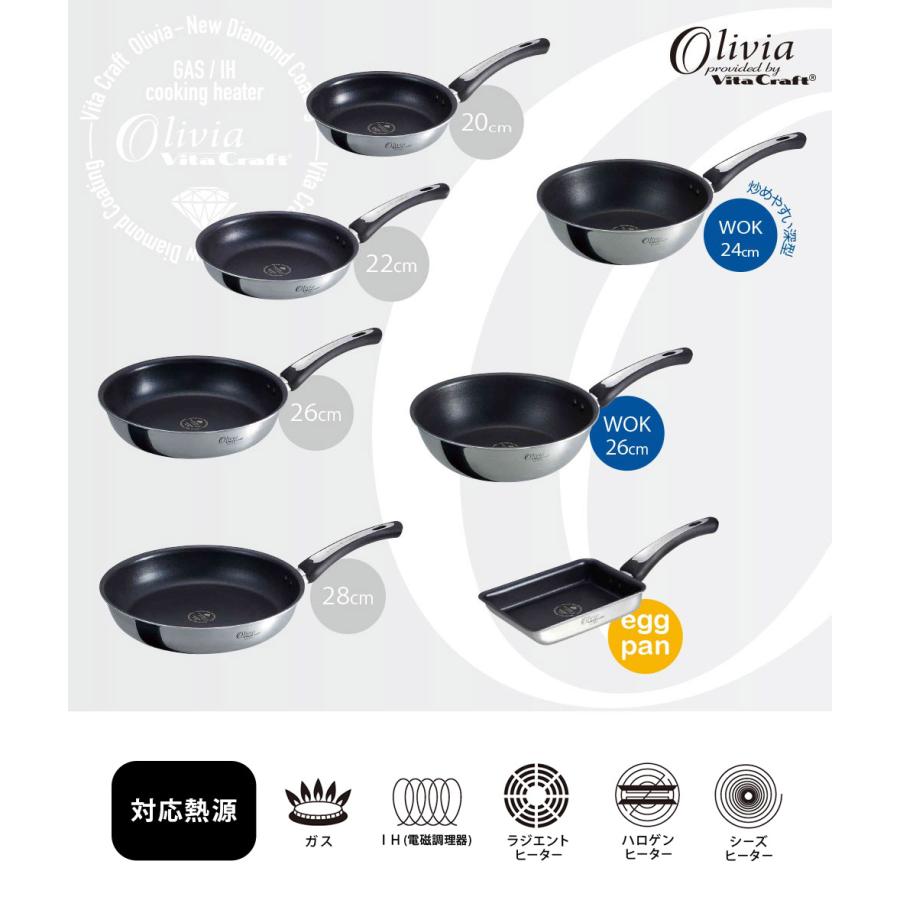 ビタクラフト オリビア エッグパン 18×13cm ガス IH対応 NO.1950 Vita Craft フライパン 卵焼き 卵焼き器 ...