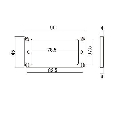 SCUD MRF-FI エスカッションリング ハムバッカー用 フラット フロント プラスティック アイボリー スカッド : クールハンド - 通販 - Yahoo!ショッピング