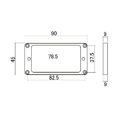 SCUD MRF-RI エスカッションリング ハムバッカー用 フラット リア プラスティック アイボリー スカッド : クールハンド - 通販 - Yahoo!ショッピング
