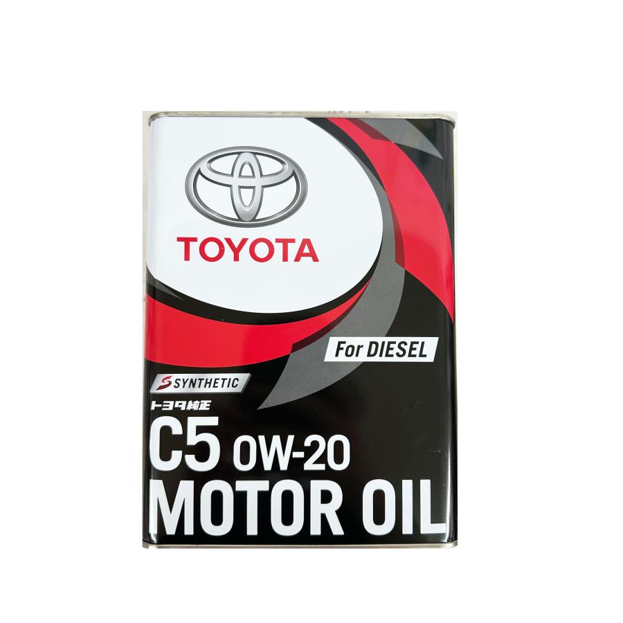 トヨタ エンジンオイル 純正 08883-03305 0W-20 C5 ディーゼル 4L トヨタ指定オイル TOYOTA : クールジャパン ...