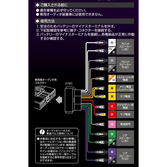 2224 17P オーディオハーネス ホンダ 市販 カーオーディオ カーナビゲーション 取り付け ナビ オーディオ エーモン 形状カタログ要確認 : クールジャパン - 通販 - Yahoo ...