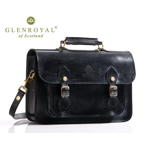GLENROYAL グレンロイヤル サッチェルバッグ/13インチ/ニューブラック メンズ フルブライドル 02-5912 GLENROYAL【選べるノベルティ付】 : クールキャット ...