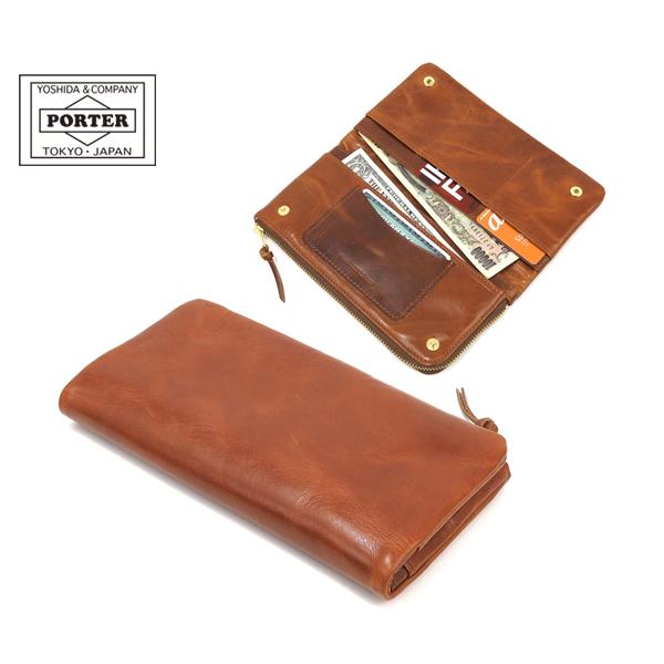 SOAK（PORTER） ポーター ソーク ロングウォレット 101-06001 （カラー：キャメル） : クールキャット Yahoo ...