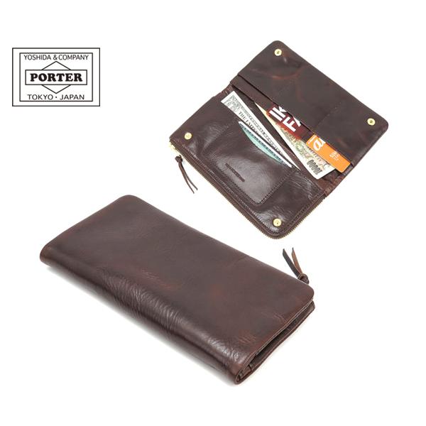 SOAK（PORTER） ポーター ソーク ロングウォレット 101-06001 （カラー：ブラウン） : クールキャット Yahoo ...