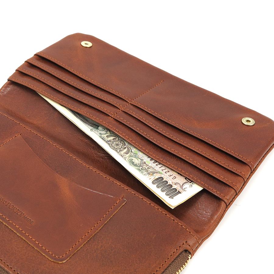SOAK（PORTER） ポーター ソーク ロングウォレット 101-06053 （カラー：キャメル） : クールキャット Yahoo!ショップ - 通販 - Yahoo!ショッピング