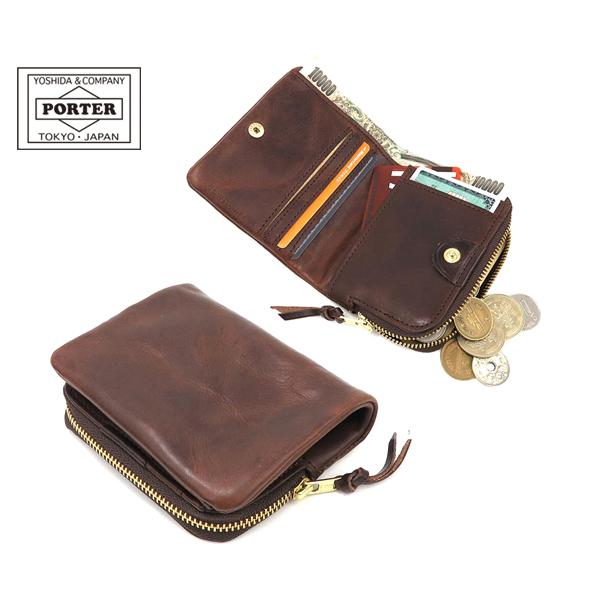 SOAK（PORTER） ポーター ソーク ウォレット 101-06054 （カラー：ブラウン） : クールキャット Yahoo!ショップ - 通販 - Yahoo!ショッピング