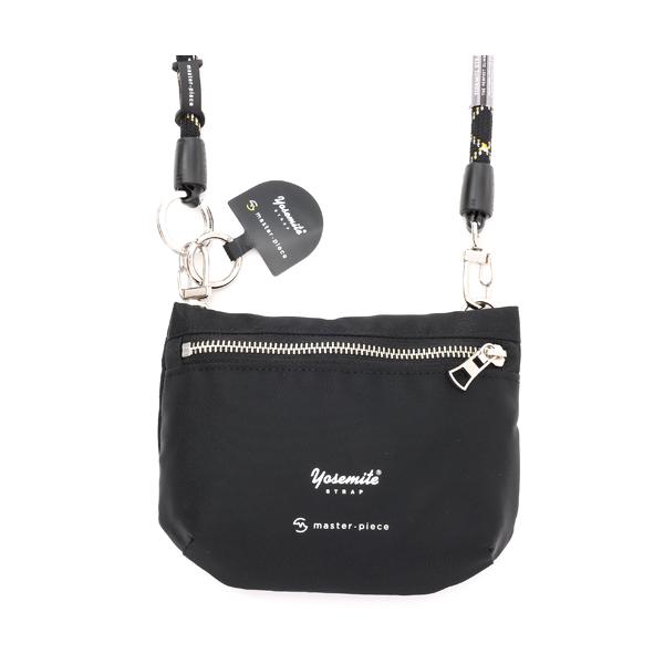 master-piece マスターピース YOSEMITE STRAP×master-piace モバイルストラップ ファスナーポーチ/ブラック メンズ 12433-ys2 master ...