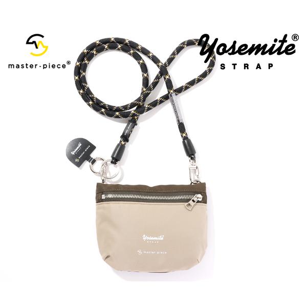 master-piece マスターピース YOSEMITE STRAP×master-piace モバイルストラップ ファスナーポーチ/ベージュ メンズ 12433-ys2 master ...