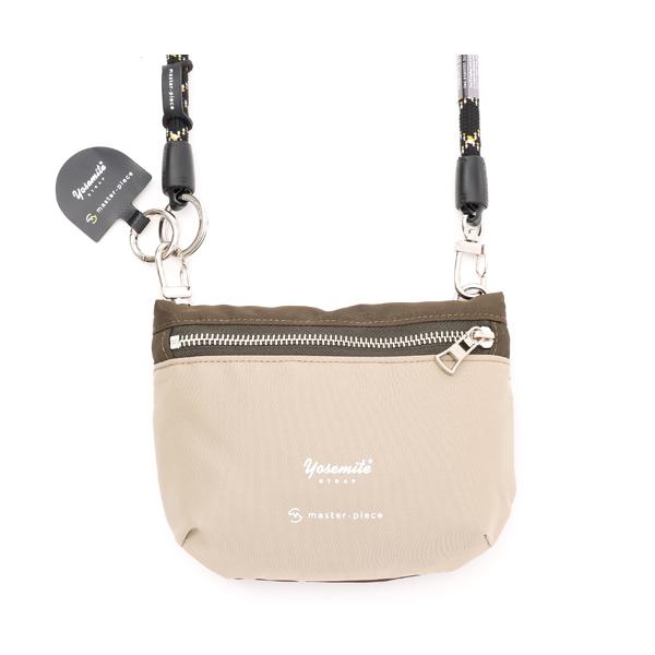 master-piece マスターピース YOSEMITE STRAP×master-piace モバイルストラップ ファスナーポーチ/ベージュ メンズ 12433-ys2 master ...