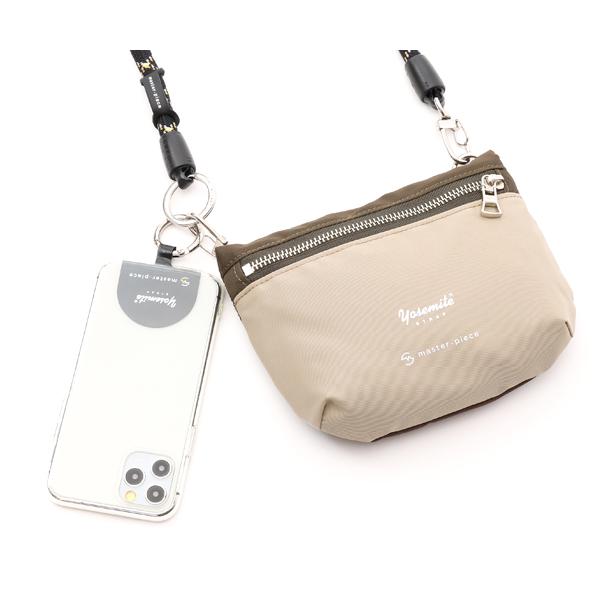 master-piece マスターピース YOSEMITE STRAP×master-piace モバイルストラップ ファスナーポーチ/ベージュ メンズ 12433-ys2 master ...