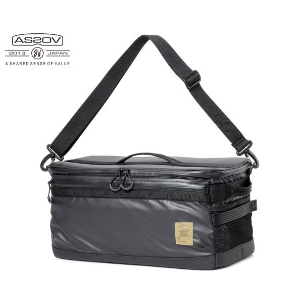 AS2OV アッソブ コンテナボックス/M/ブラック メンズ ナイロンポリカーボネート 152035 AS2OV【選べるノベルティ付 ...
