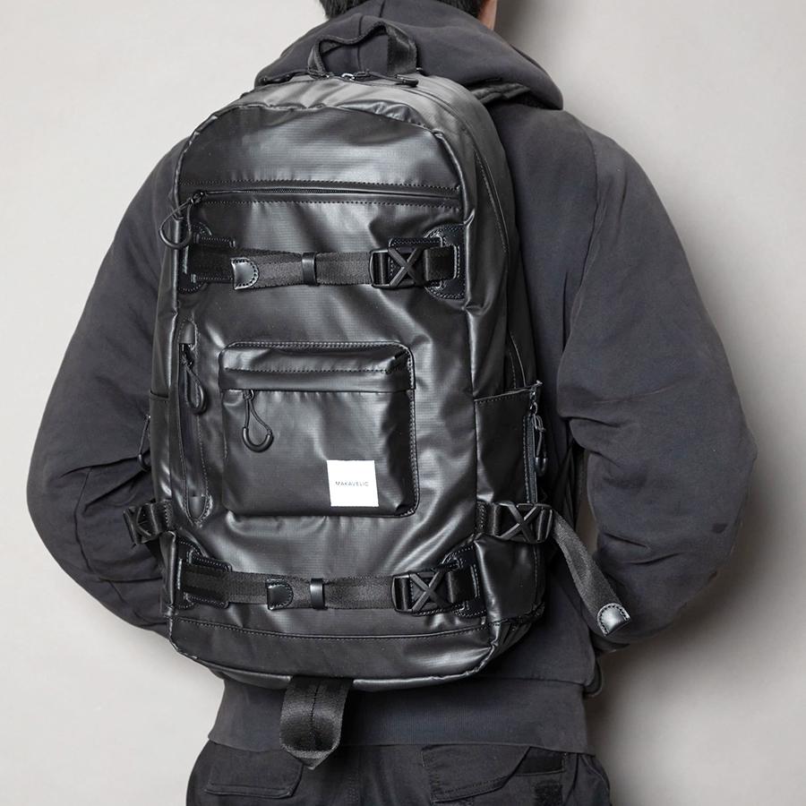 MAKAVELIC マキャベリック BIND UP 2 BACKPACK Ripstop Mix バックパック/ブラック メンズ 312510101 MAKAVELIC【選べるノベルティ付 ...