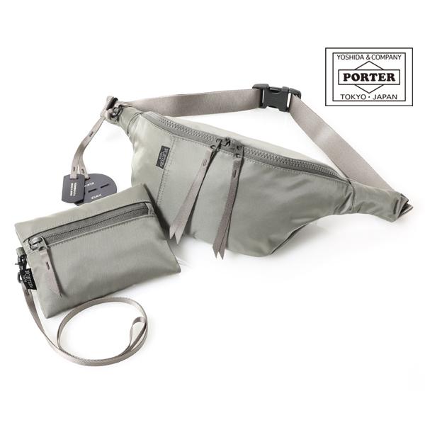 PORTER ポーター シェル ウエストバッグ 679-36805 （カラー：カーキグレー） | 吉田カバン 鞄 : クールキャット ...
