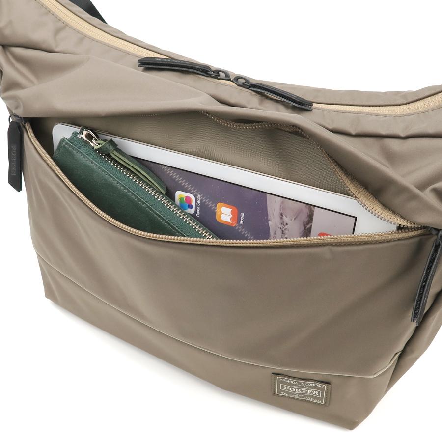MOUSSE（PORTER GIRL） ポーター ムース ショルダーバッグ(S) 751-09875 （カラー：グレージュ） | 吉田カバン ...
