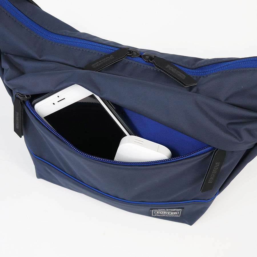 MOUSSE（PORTER GIRL） ポーター ムース ショルダーバッグ(S) 751-09875 （カラー：ネイビー） | 吉田カバン ...