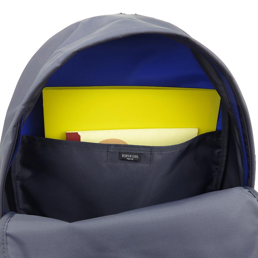 MOUSSE（PORTER GIRL） ポーター ムース デイパック 751-09876 （カラー：ネイビー） | 吉田カバン PORTER ...