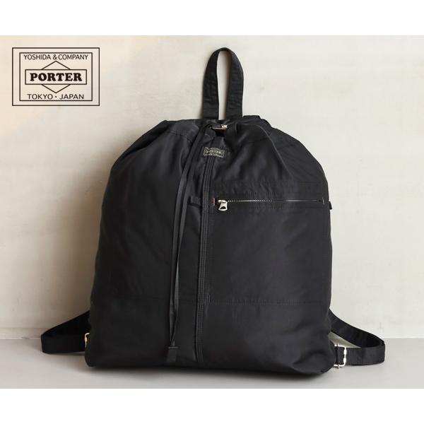 PORTER ポーター マイル ナップサック 754-15110 （カラー：ブラック） : クールキャット Yahoo!ショップ - 通販 - Yahoo!ショッピング