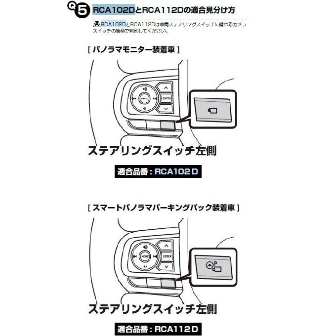 RCA102D カメラ接続アダプター 純正カメラ 社外ナビ 接続 トヨタ ダイハツ ビュー切替 RCA 変換 適合形状要確認 データーシステム ケーブル : クールジャパンパーツ - 通販 ...