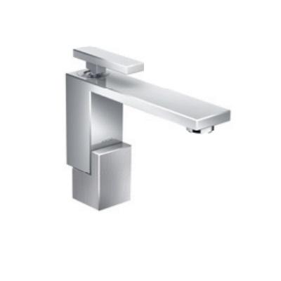 ハンスグローエ 46011000 アクサーエッジ シングルレバー洗面混合水栓 130 プッシュオープン排水金具付 ダイアモンドカット クロム ...