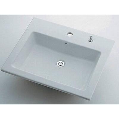 カクダイ 洗面所 カクダイ 493-008H 角型洗面器(1ホール) ポップアップ独立つまみタイプ [♪ ] : coordiroom ヤフー店 - 通販 - Yahoo!ショッピング
