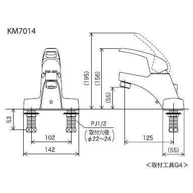 KVK シングルレバー KVK KM7014HP 洗面化粧室 洗面用シングルレバー式混合栓(ポップアップ式・逆止弁あり) : coordiroom ヤフー店 - 通販 - Yahoo!ショッピング