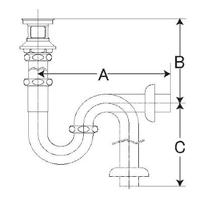 INAX INAX/LIXIL LF-105PA 水栓金具 特定施設向け 排水Pトラップ : coordiroom ヤフー店 - 通販 - Yahoo!ショッピング