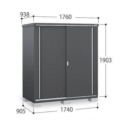 イナバ物置 MJX-179EF シンプリー 収納庫 前面棚タイプ フランネルグレー [♪] : mjx-179ef : coordiroom ヤフー店 - 通販 - Yahoo!ショッピング