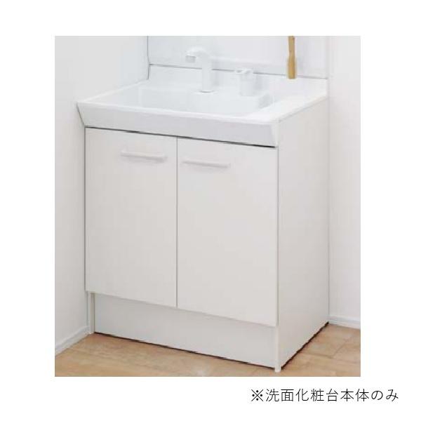 INAX INAX/LIXIL PV2N-755S(4)Y 化粧台本体のみ PVシリーズ 間口750mm シングルレバー洗髪シャワー混合水栓 シャワー吐水のみ 一般地 ♪ ...