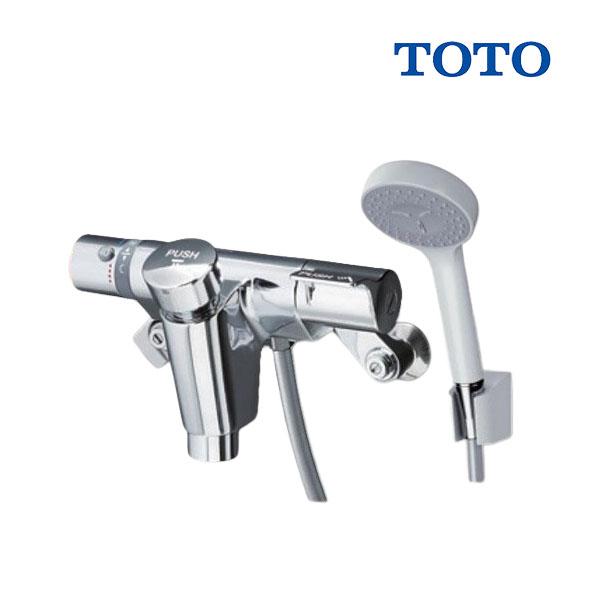 TOTO 『在庫あり』 TOTO TMF49BY1 水栓金具 自閉式壁付サーモスタット混合水栓 (コンフォートウエーブ) ☆2 ...