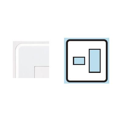 TOSHIBA 東芝ライテック WDG5424HR(WW) ワイドアイ配線器具 耐火プレート 4個用1+3 ニューホワイト ...