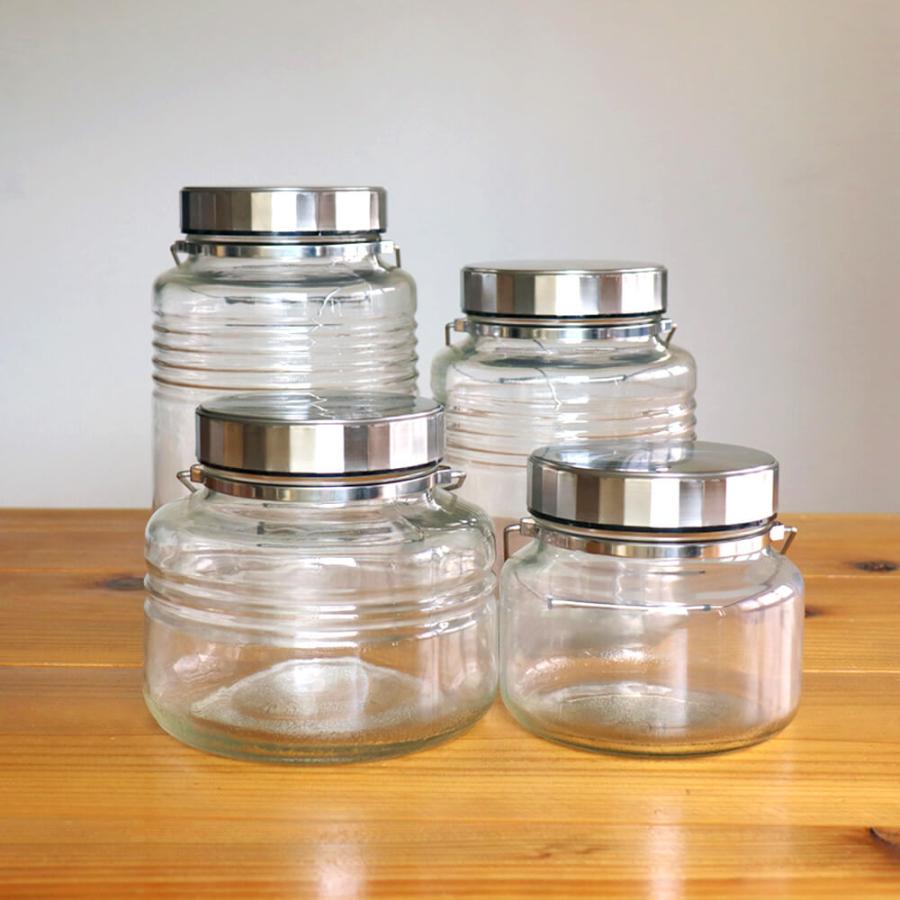 ADERIA MCコンテナー 4L 保存容器 ガラス瓶 ピクルス 梅酒 果実酒 フルーツシロップ 乾物 コーヒー 米 保存 容器 手作り : 豊かなくらしの道具店 のレンYahoo!店 ...