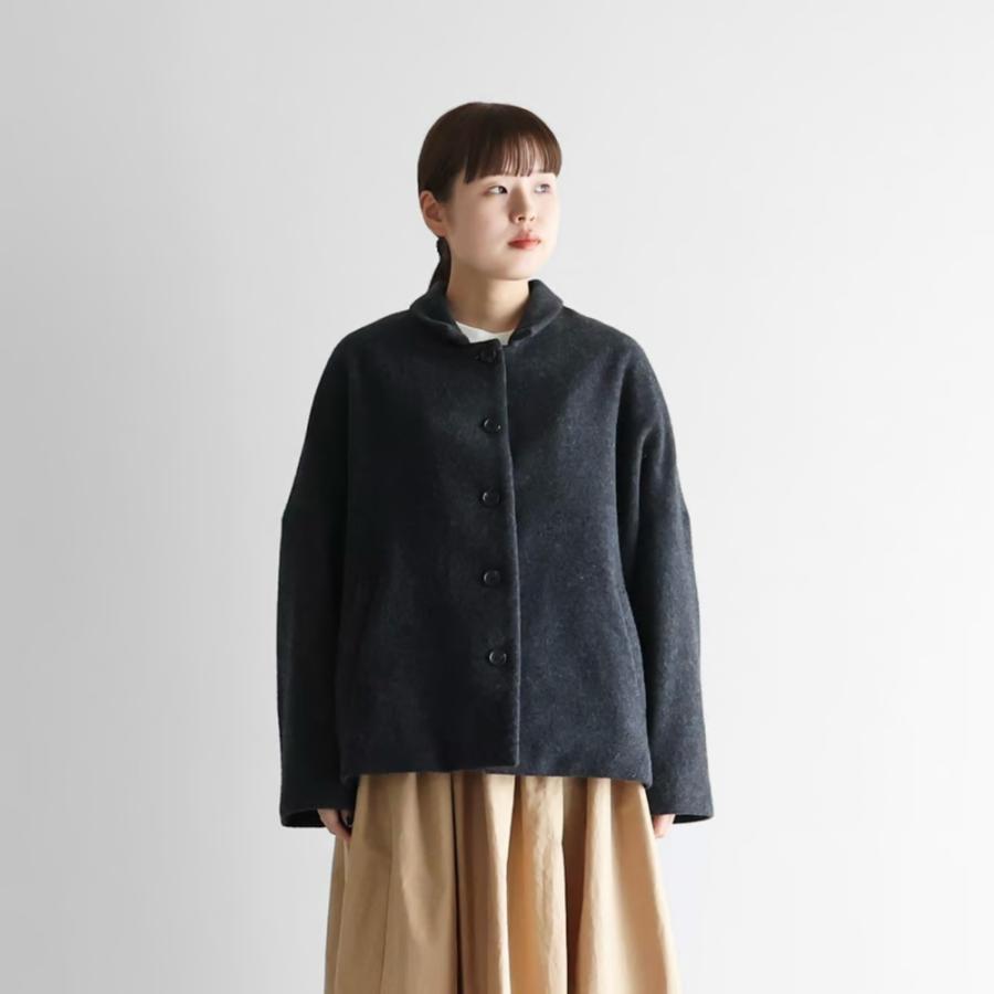 HUIS.／“HUIS×尾州”縮絨ウールフランネルワイドショートコート（ダークグレー）【レディス】311-KS01-08DGY 送料無料 : コレパン 日本の暮らし雑貨店 - 通販 ...