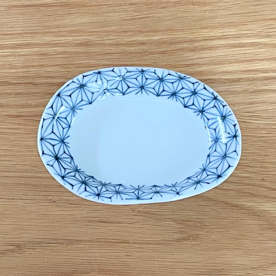 九谷焼 ／ 3.6号楕円皿/小皿 豆皿/ 三瓢箪 染麻の葉 / 和陶房 おしゃれ かわいい 和食器 縁起物 贈り物 : コレパン 日本の暮らし雑貨店 - 通販 - Yahoo!ショッピング