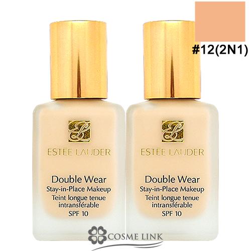 ESTEE LAUDER エスティローダー ダブル ウェア ステイ イン プレイス メークアップ ＃12 2個セット (800376 ...