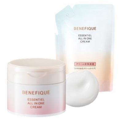 BENEFIQUE 資生堂 ベネフィーク エッセンシャル オールインワン クリーム 90g レフィル 80g セット SHISEIDO : CosmeMarket - 通販 - Yahoo ...