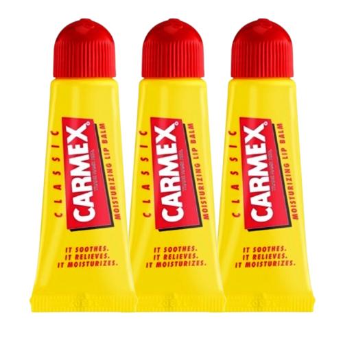 Carmex CARMEX カーメックス クラシック リップバーム チューブ 10g×3本セット バニラ チューブタイプ[3561] メール便無料[A][TN100] : コスメティックナナ ...