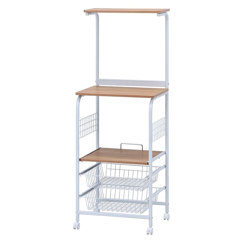 不二貿易 レンジワゴン FBC-03-1 WH/NA【14691】 : ミノクニ商店 - 通販 - Yahoo!ショッピング