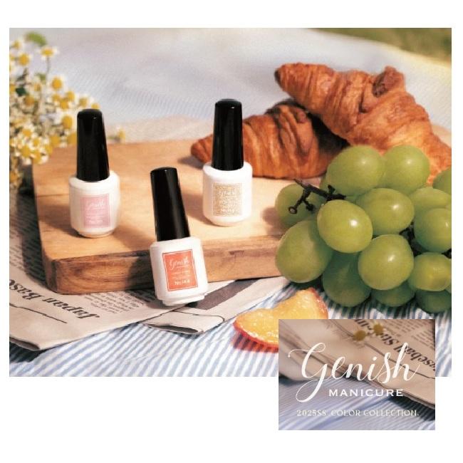 Genish Manicure 春カラー 2025SS ジーニッシュ マニキュア 144 スリール 145 シャルマン 146 ソワレ くすみ ...