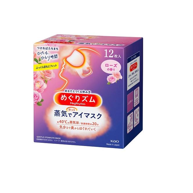 花王 めぐりズム 蒸気でホットアイマスク ローズの香り 12枚 : コスメビレッジ - 通販 - Yahoo!ショッピング