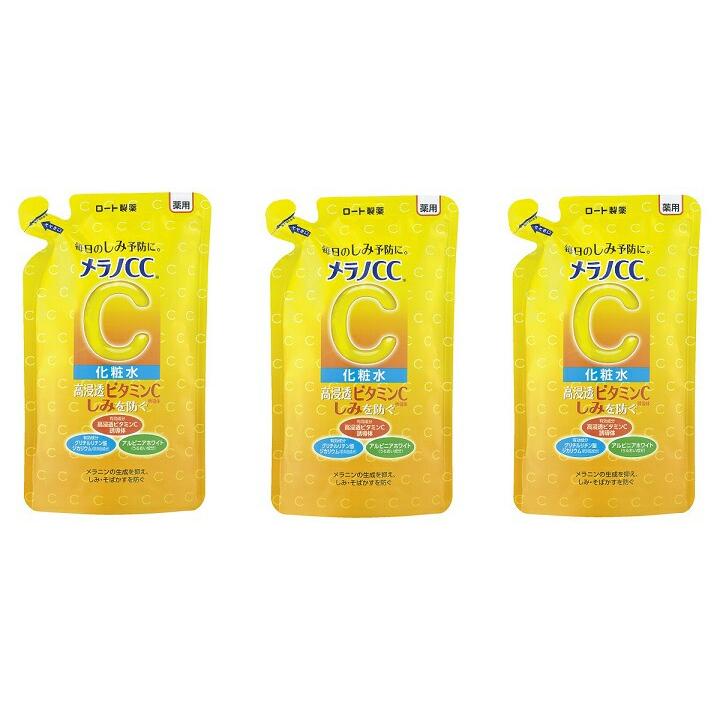 ロート製薬 メラノCC 薬用しみ対策 美白化粧水 つめかえ 170ml 3個セット : コスメビレッジ - 通販 - Yahoo!ショッピング