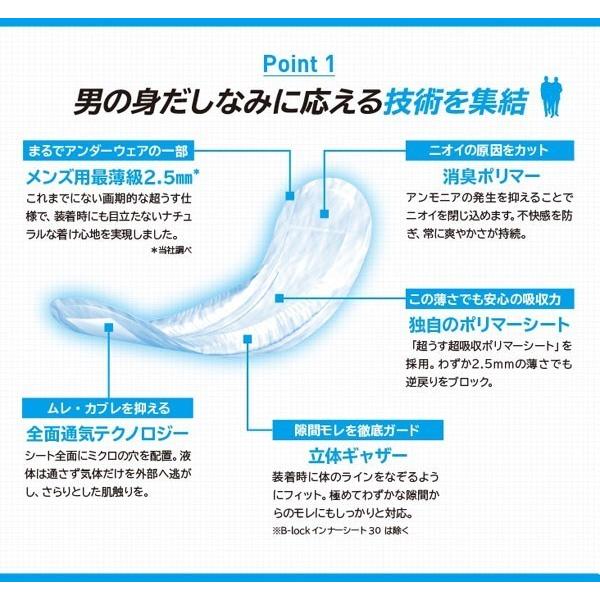 ビーロック 在庫処分SALE ネピア B-lock(ビーロック) インナーシート60 2枚 (男性用軽失禁ケア) nepia : コスメボックス - 通販 - Yahoo!ショッピング