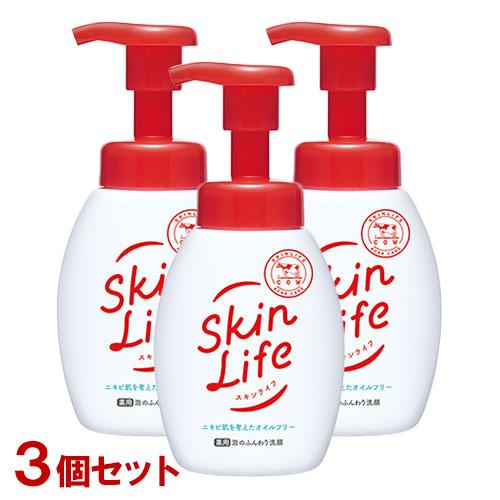 牛乳石鹸 スキンライフ(SkinLife) 薬用泡のふんわり洗顔 ポンプ 160ml×3個セット 医薬部外品 牛乳石鹸(COW) 送料込 ...
