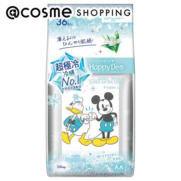mandom マンダム ハッピーデオ ボディシート 超極冷(フローズンリリー) 36枚 : アットコスメショッピング Yahoo!店 - 通販 - Yahoo!ショッピング