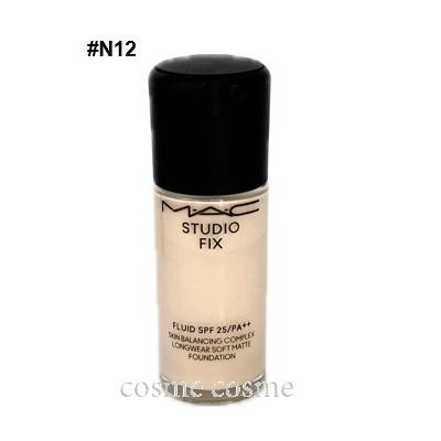 M・A・C MAC マック スタジオ フィックス フルイッド SPF25 PA++ 30ml #N12(0773602643653) ギフト プレゼント 母の日 : コスメコスメ - 通販 ...