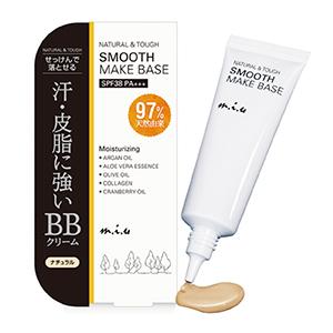 miu（コスメ） ミュウ スムースメイクベース 30g SPF38 PA+++ ナチュラル 化粧下地 石鹸オフ BBクリーム : Cosme Fresh ヤフーショッピング店 - 通販 ...