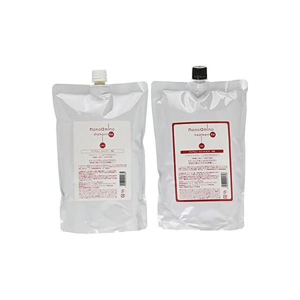 nanoamino ニューウェイジャパン ナノアミノ シャンプー RM 1000ml＋トリートメント 1000g 詰替 セット : CosmePicks - 通販 - Yahoo!ショッピング