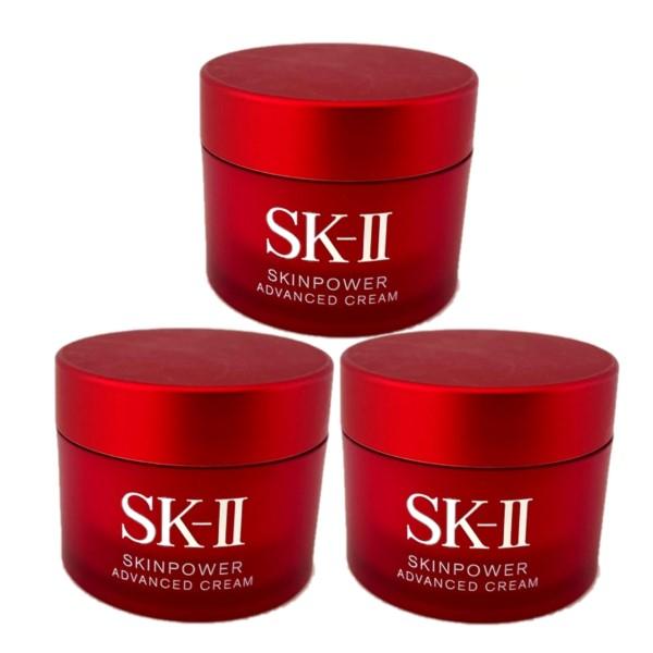 MAXFACTOR SK-II スキンパワー アドバンスト クリーム 45g(15gx3)(ミニ) : コスメレシピ ヤフー店 - 通販 - Yahoo!ショッピング