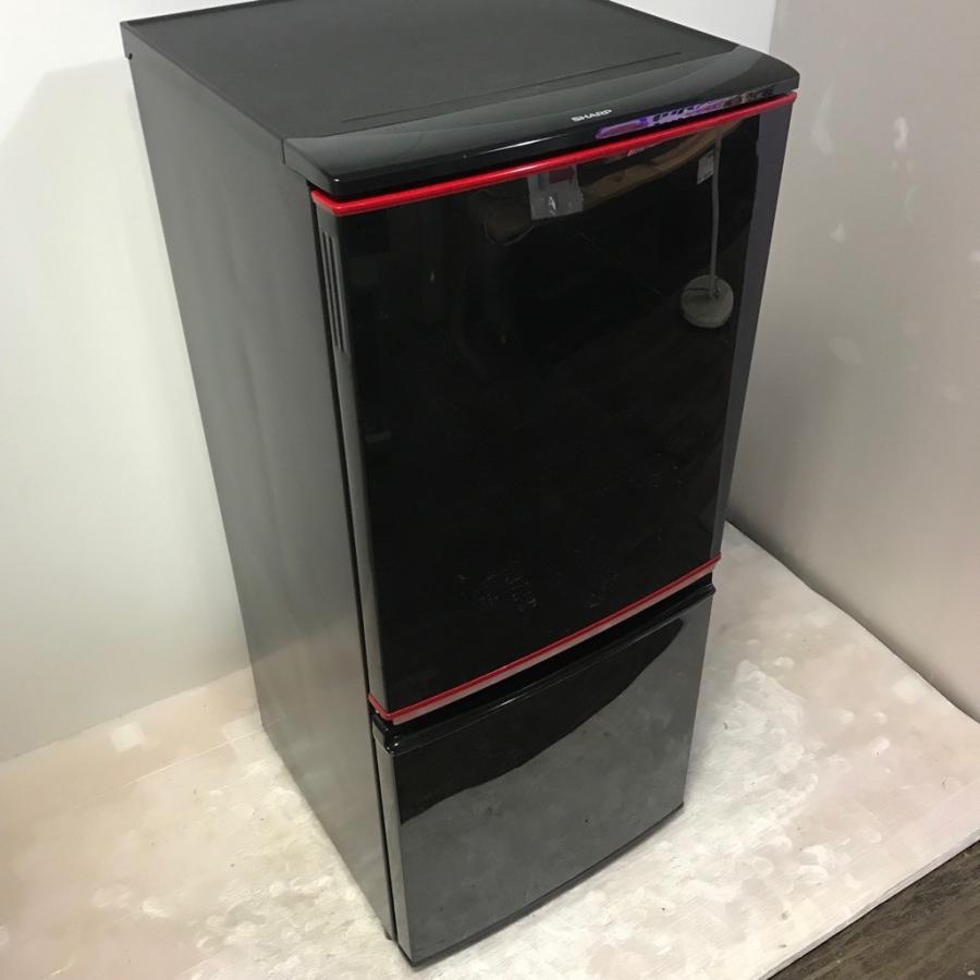 SHARP 中古 137L 2ドア冷蔵庫 つけかえどっちもドア シャープ SJ-BK14Y-B 2014年製 ブラック＆レッドライン 自動霜取りファン式 美品 希少 : コスモスペース ヤフー ...